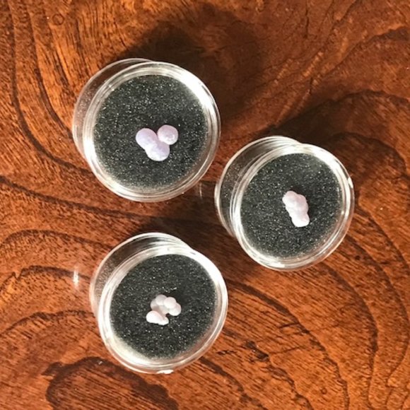 Accents | Set Of 3 Grape Agate Specimens One With Mickey Mouse Ears ...